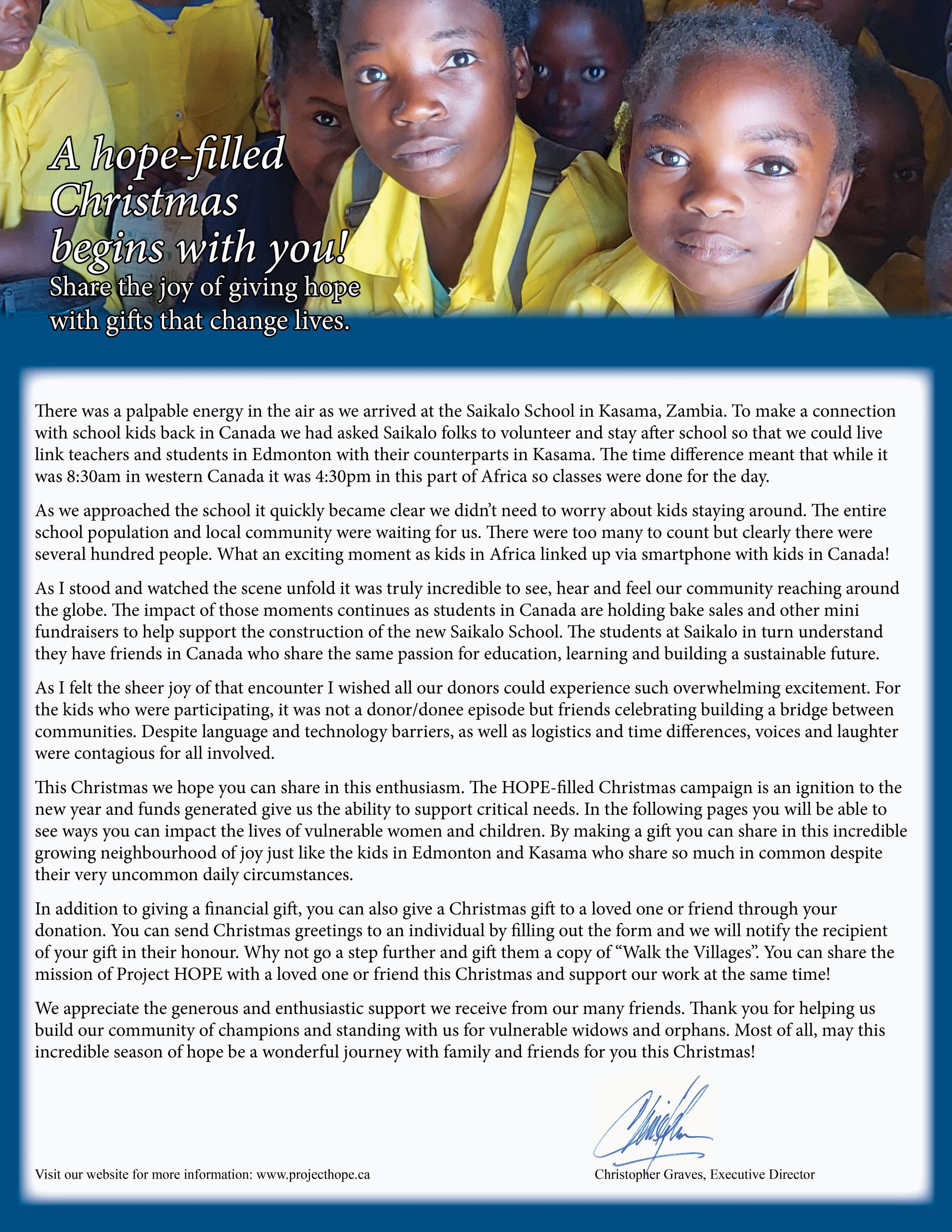 Project Hope - 2024 HOPE-filled Christmas Campaign Underway!